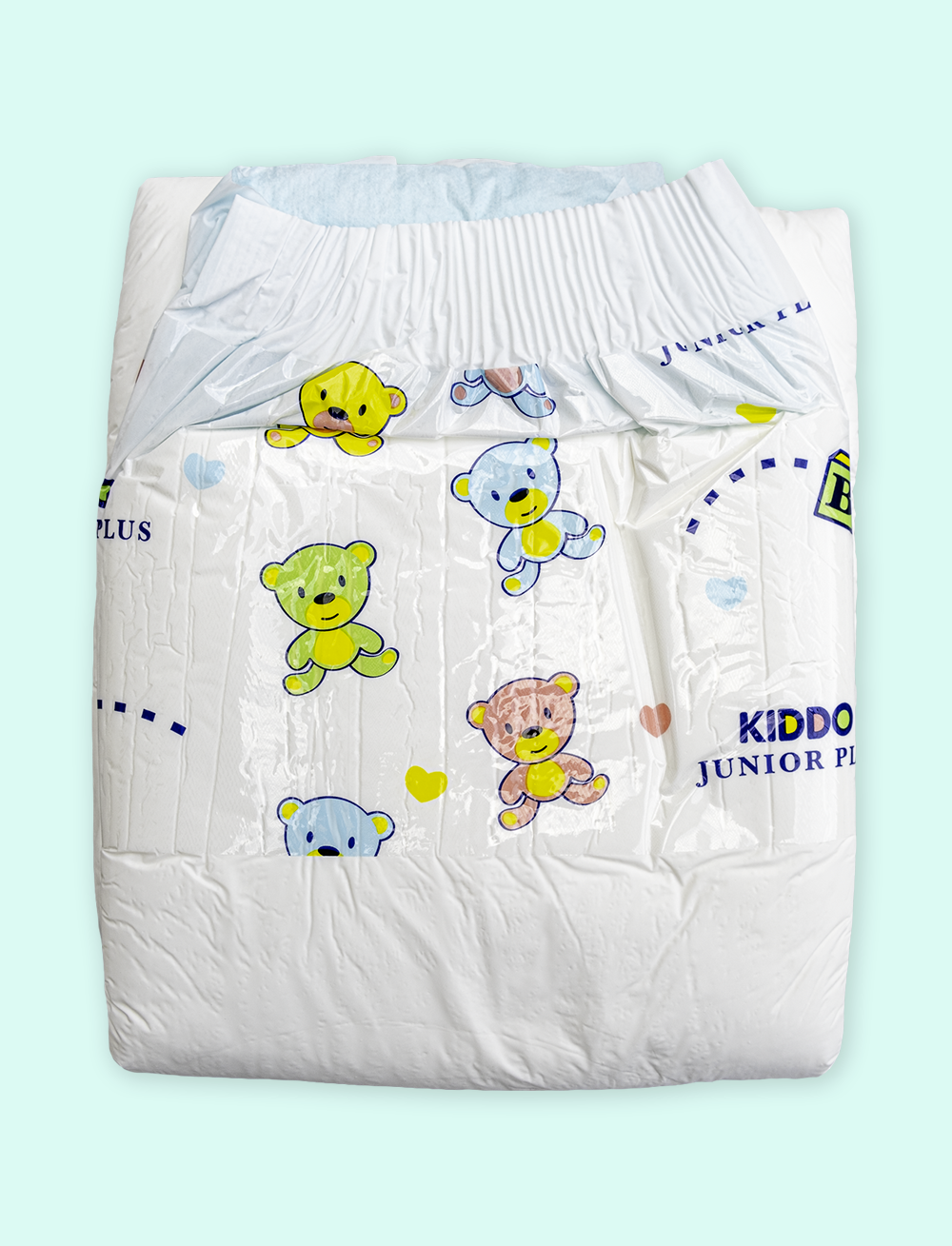 Kiddo Junior Plus Blue - Kiddo Diapers USA