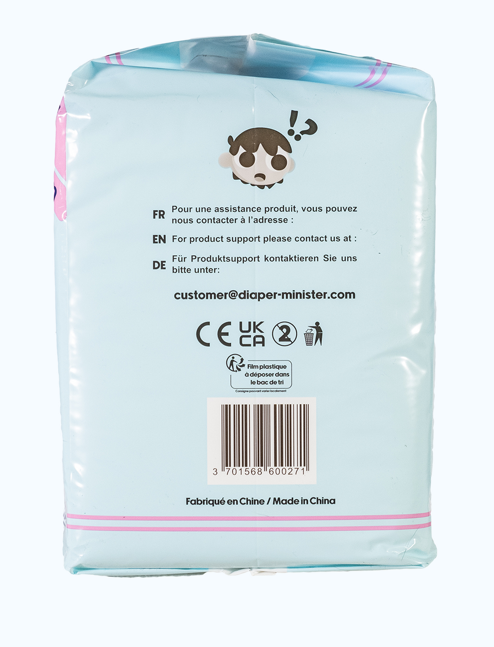 Kiddo Junior Plus Blue - Kiddo Diapers USA